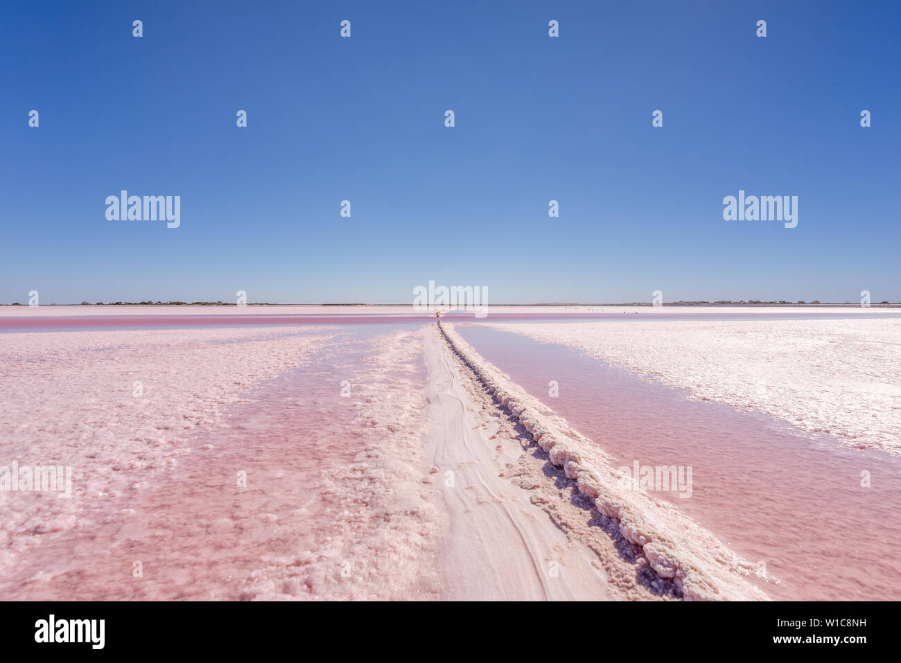 Lake Tyrrell Salt Lake Rural Victoria Australia Stock Photo - Alamy