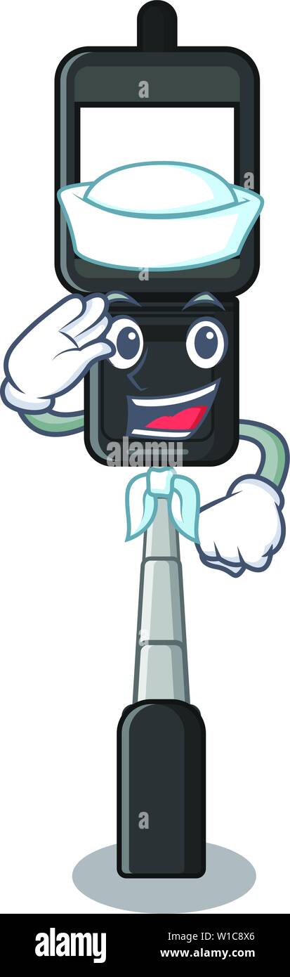 Sailor cell phone holder in cartoon shape Stock Vector Image & Art - Alamy