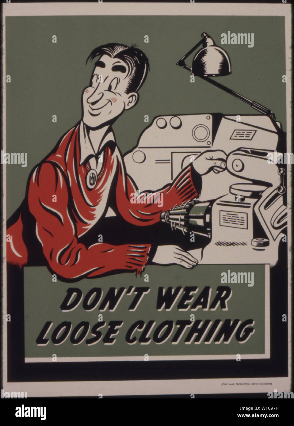 Don't wear loose clothing Stock Photo - Alamy