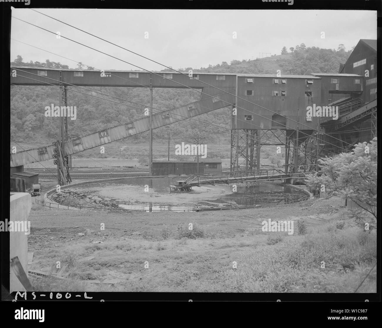 Dorr thickener at mine. Buckeye Coal Company, Nemacolin Mine, Nemacolin ...