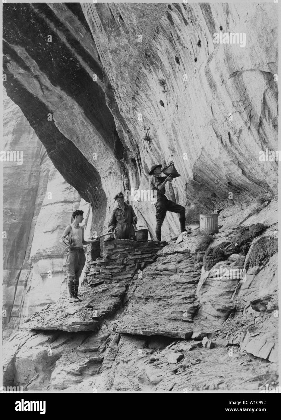 Donald Kelley, Jack Edgemond, and Drew Chick, three of Mr. Hall's ...