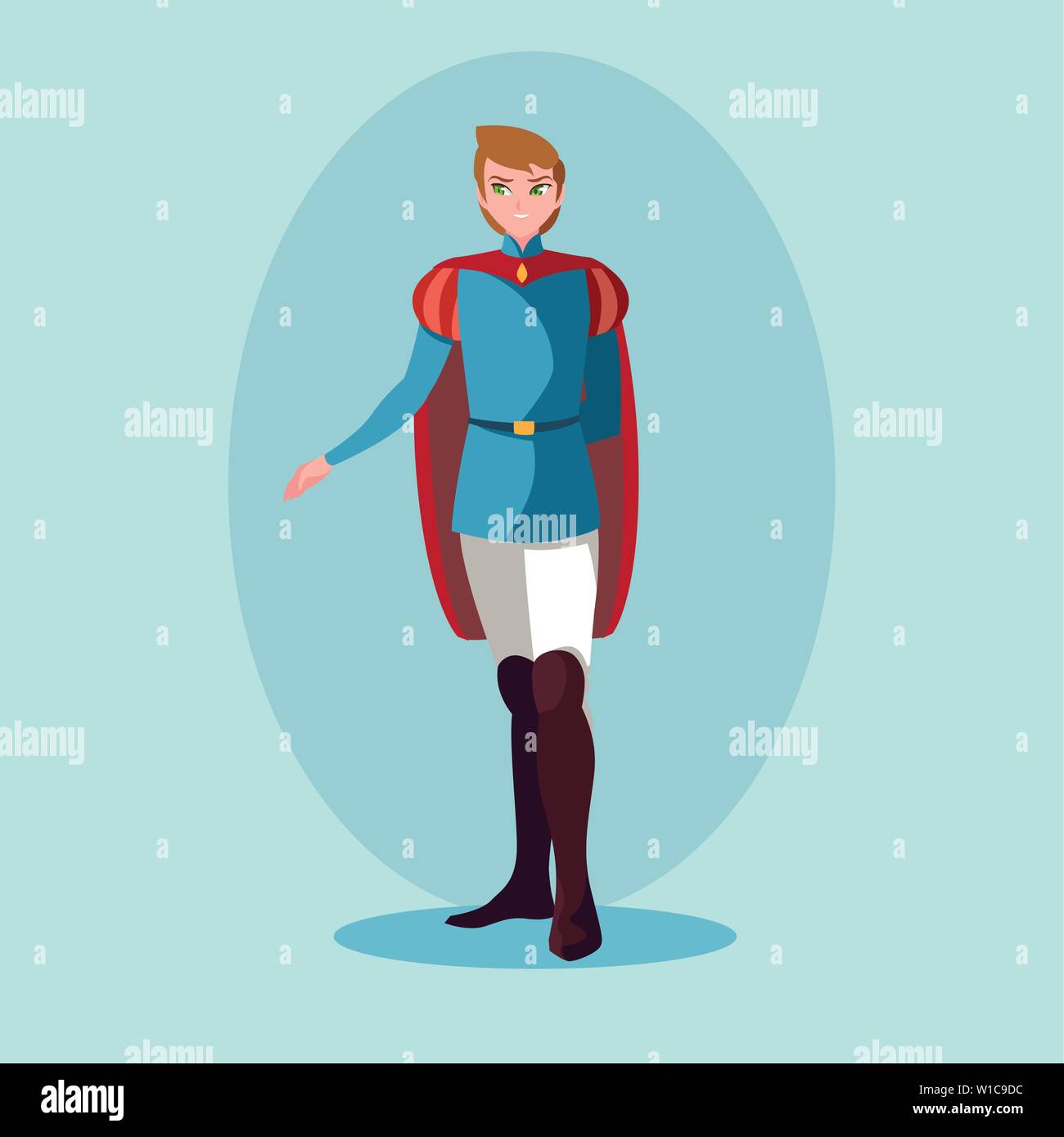 prince of fairytale avatar character vector illustration design Stock ...