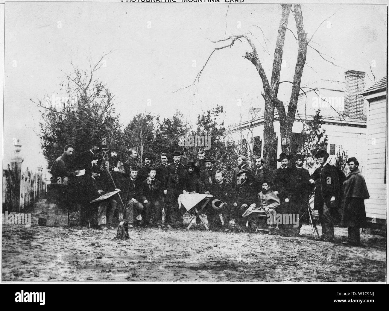 Draughtsmen with the Army of the Cumberland. Officers of Topographical ...