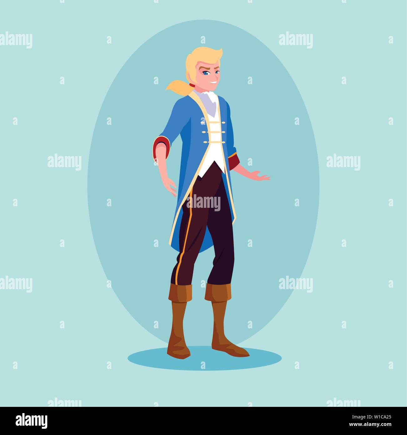 prince of fairytale avatar character vector illustration design Stock ...