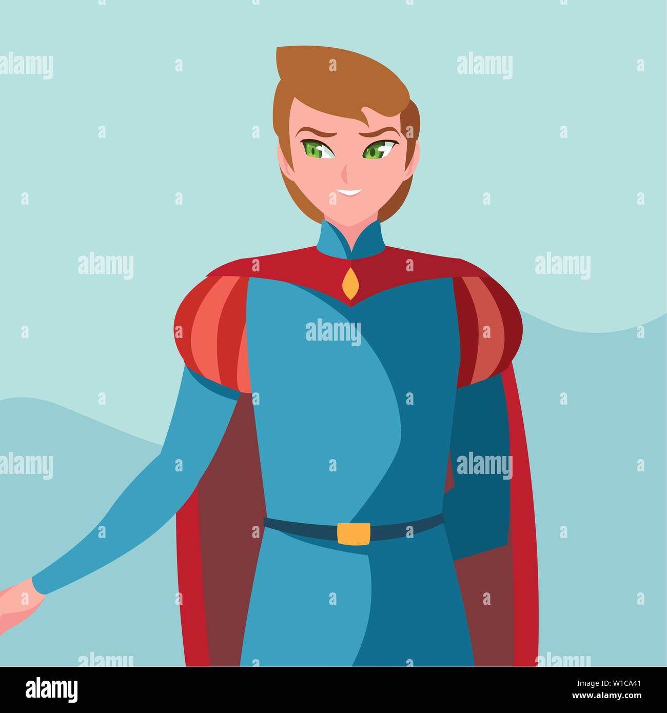 prince of fairytale avatar character vector illustration design Stock ...