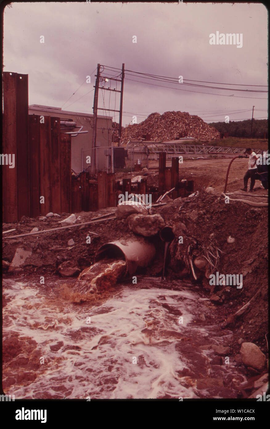 EFFLUENT FROM THE INTERNATIONAL PAPER COMPANY MILL AT JAY GUSHES INTO ...