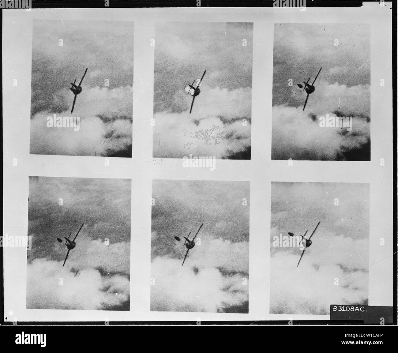 EJECTION OF A MIG PILOT -- This unusual sequence of photos, taken by ...