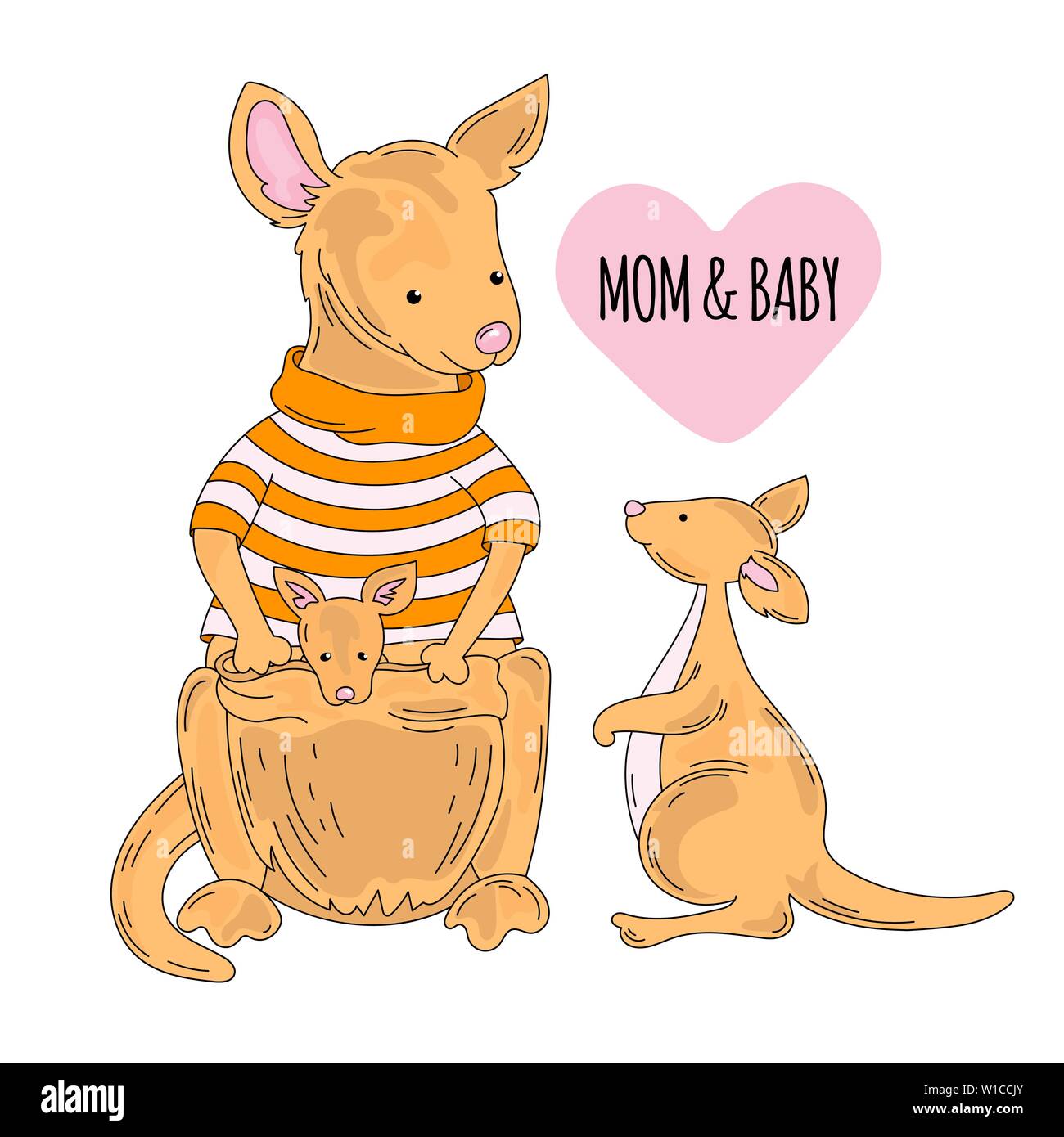 Kangaroo Baby Clipart
