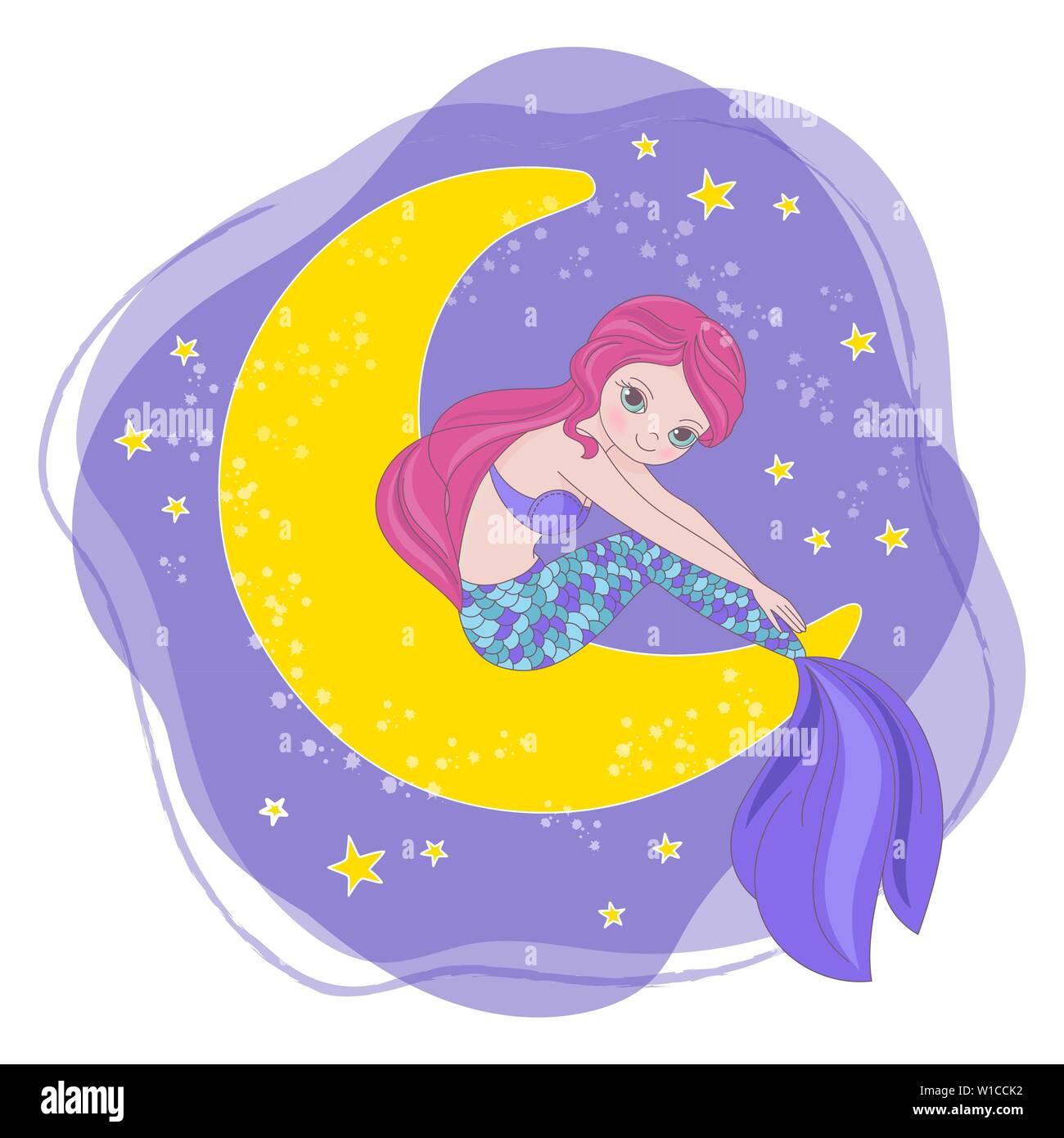 Ariel Mermaid Moon