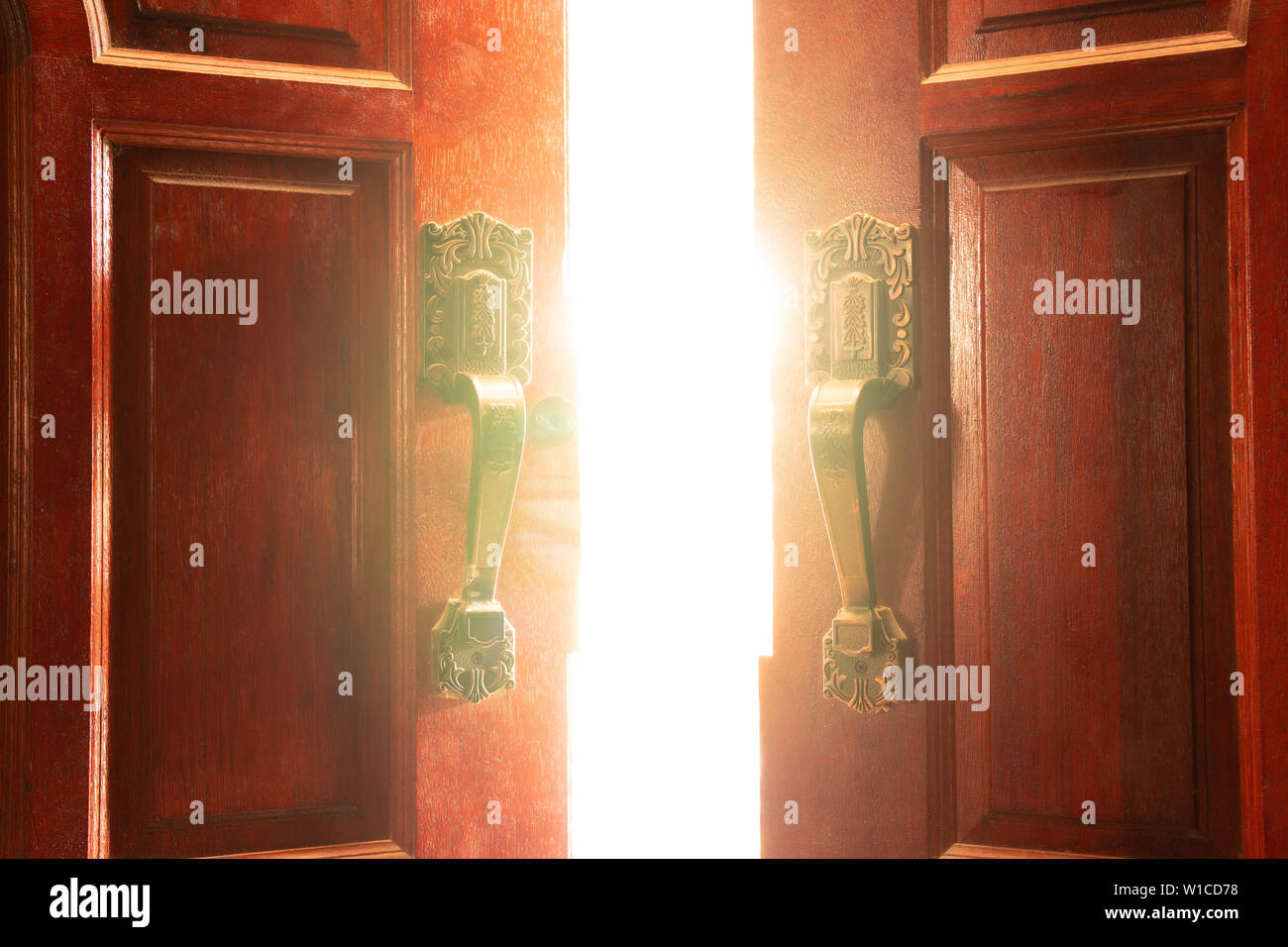 Open door light concept success Stock Photo - Alamy