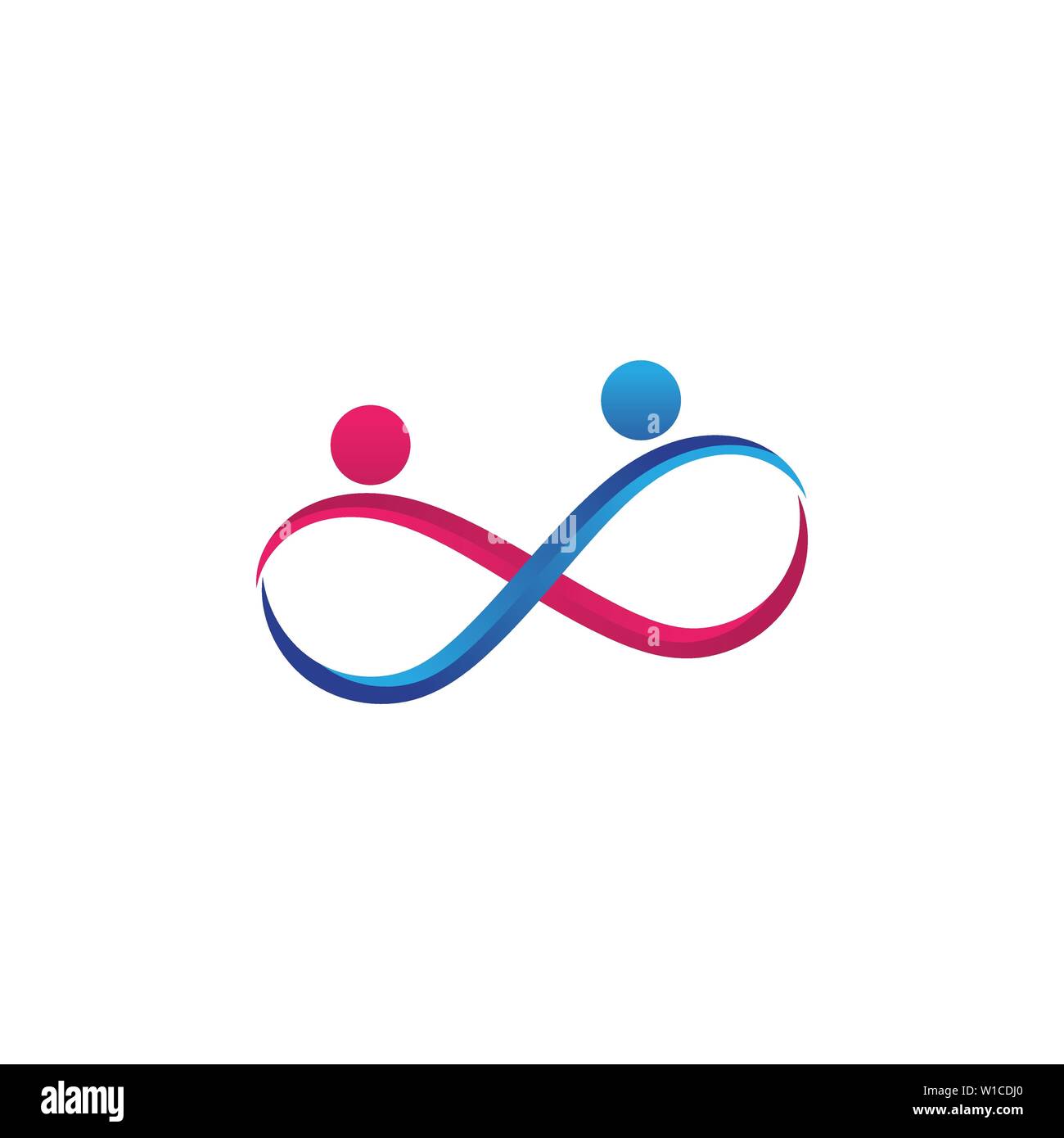 Family care infinity logo and symbol vector Stock Vector Image & Art ...