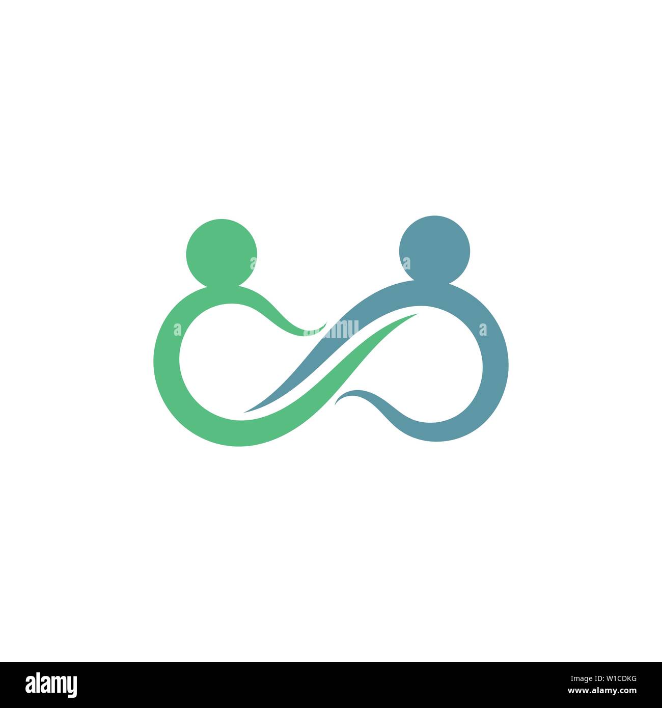 Family care infinity logo and symbol vector Stock Vector Image & Art ...