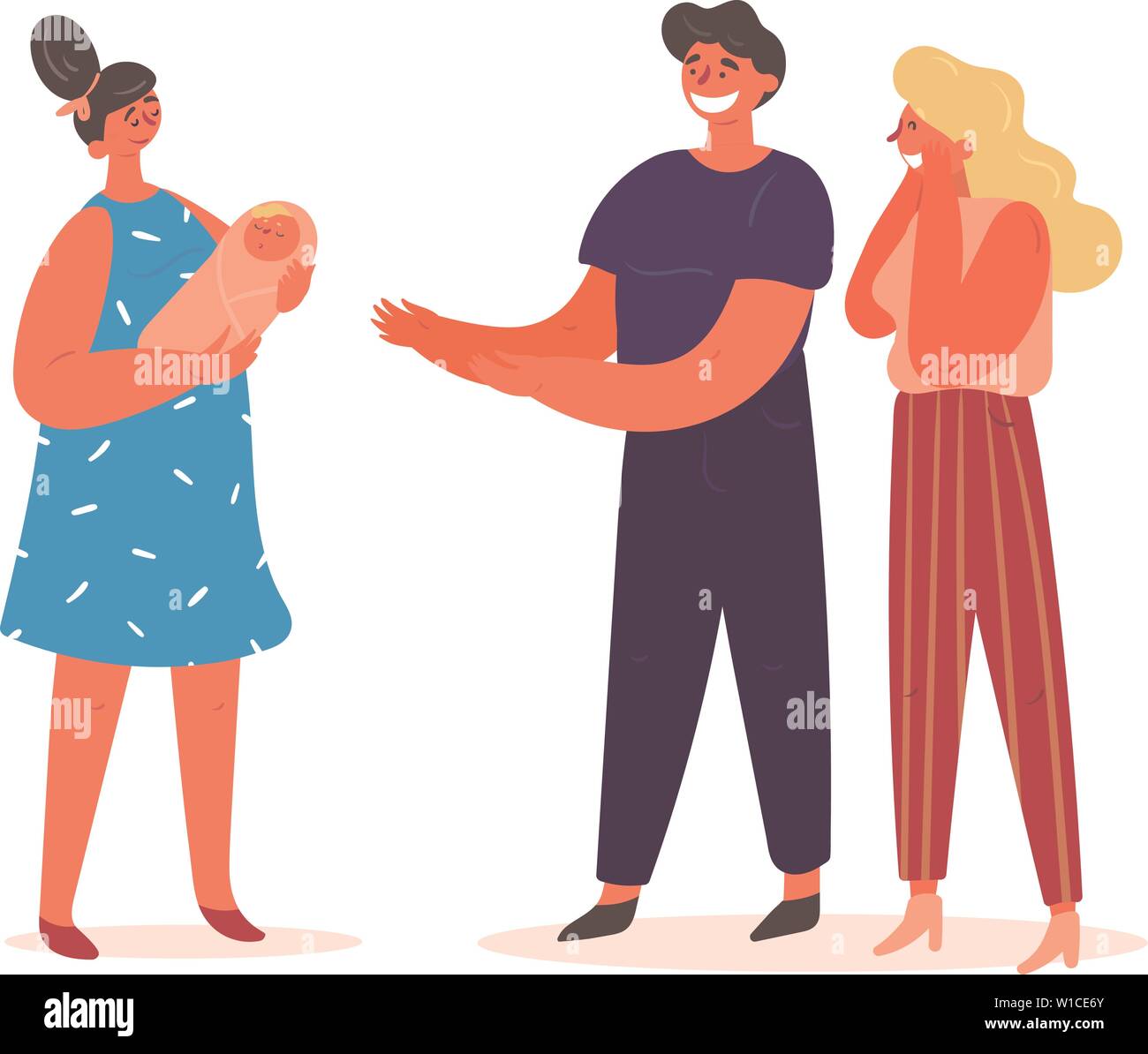 Surrogate motherhood Stock Vector Images - Alamy