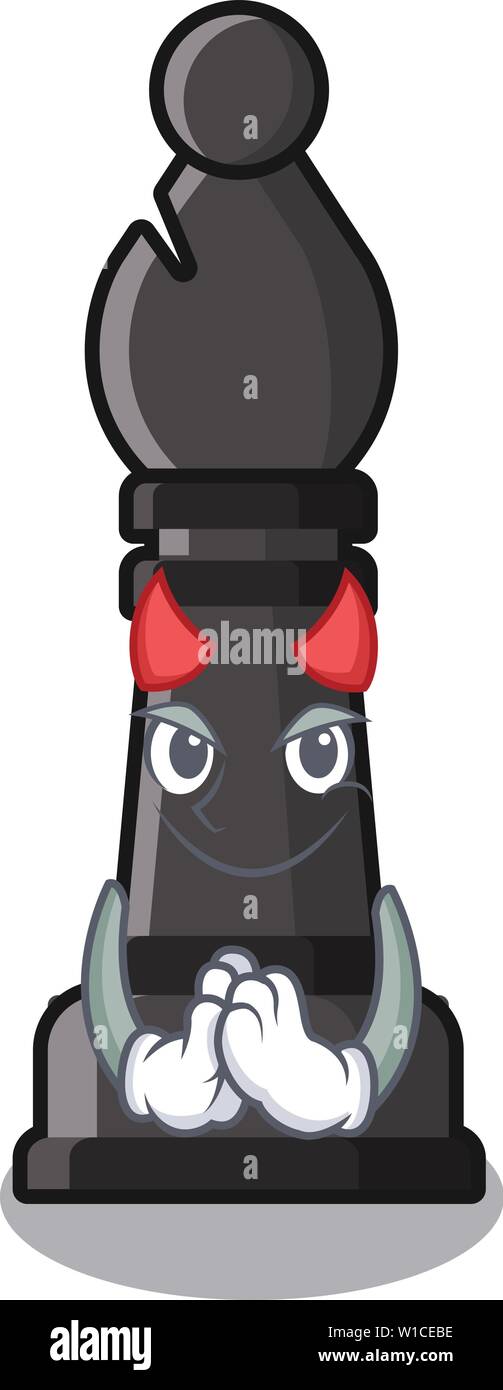 Devil bishop chess toys in character shape Stock Vector Image & Art - Alamy