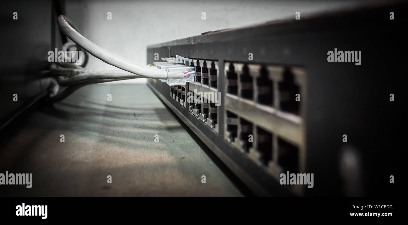 Old switch hub hi-res stock photography and images - Alamy