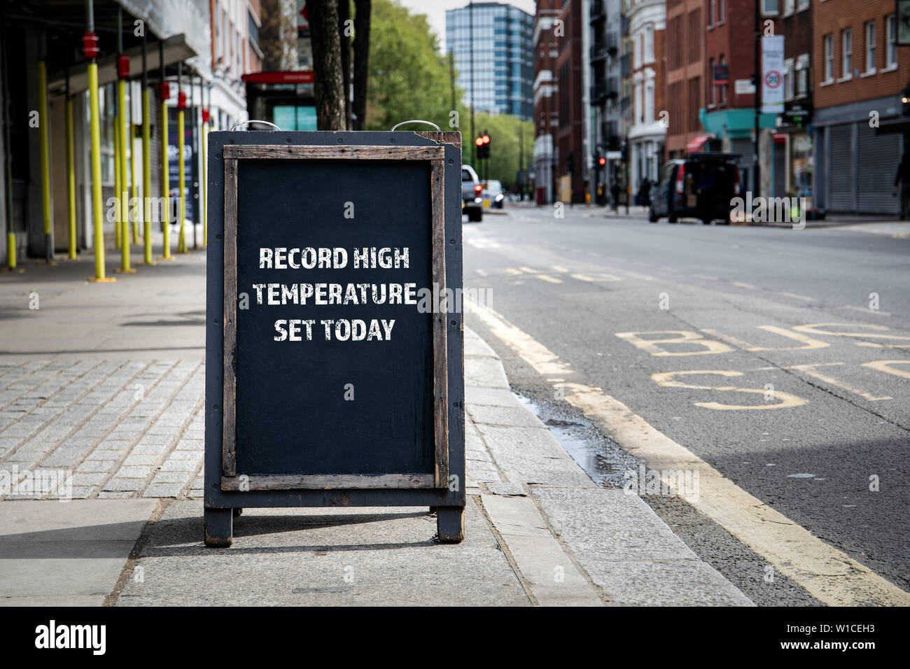 Record high temperature set today Stock Photo - Alamy