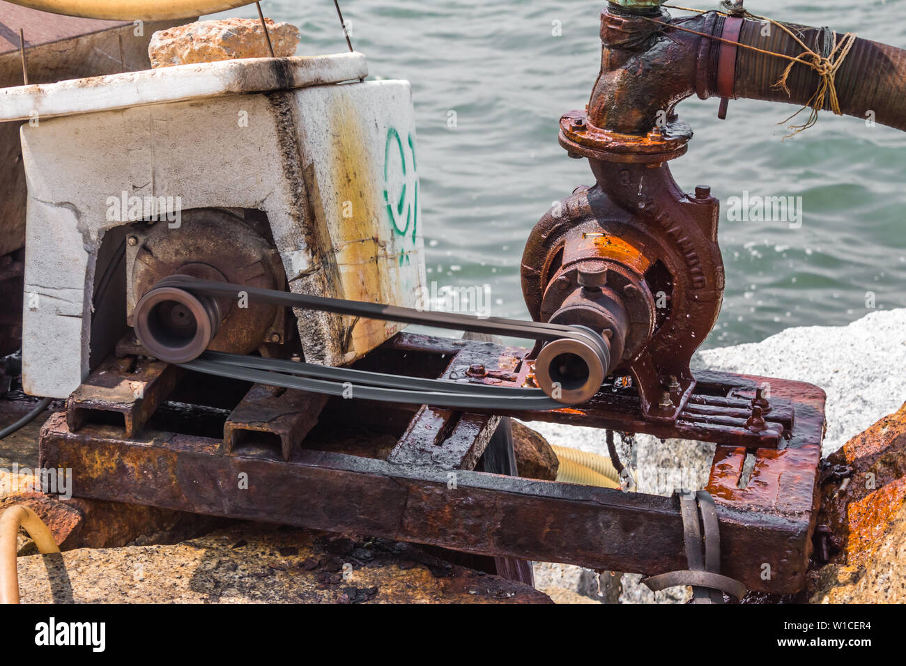 Old water pump Stock Photo - Alamy