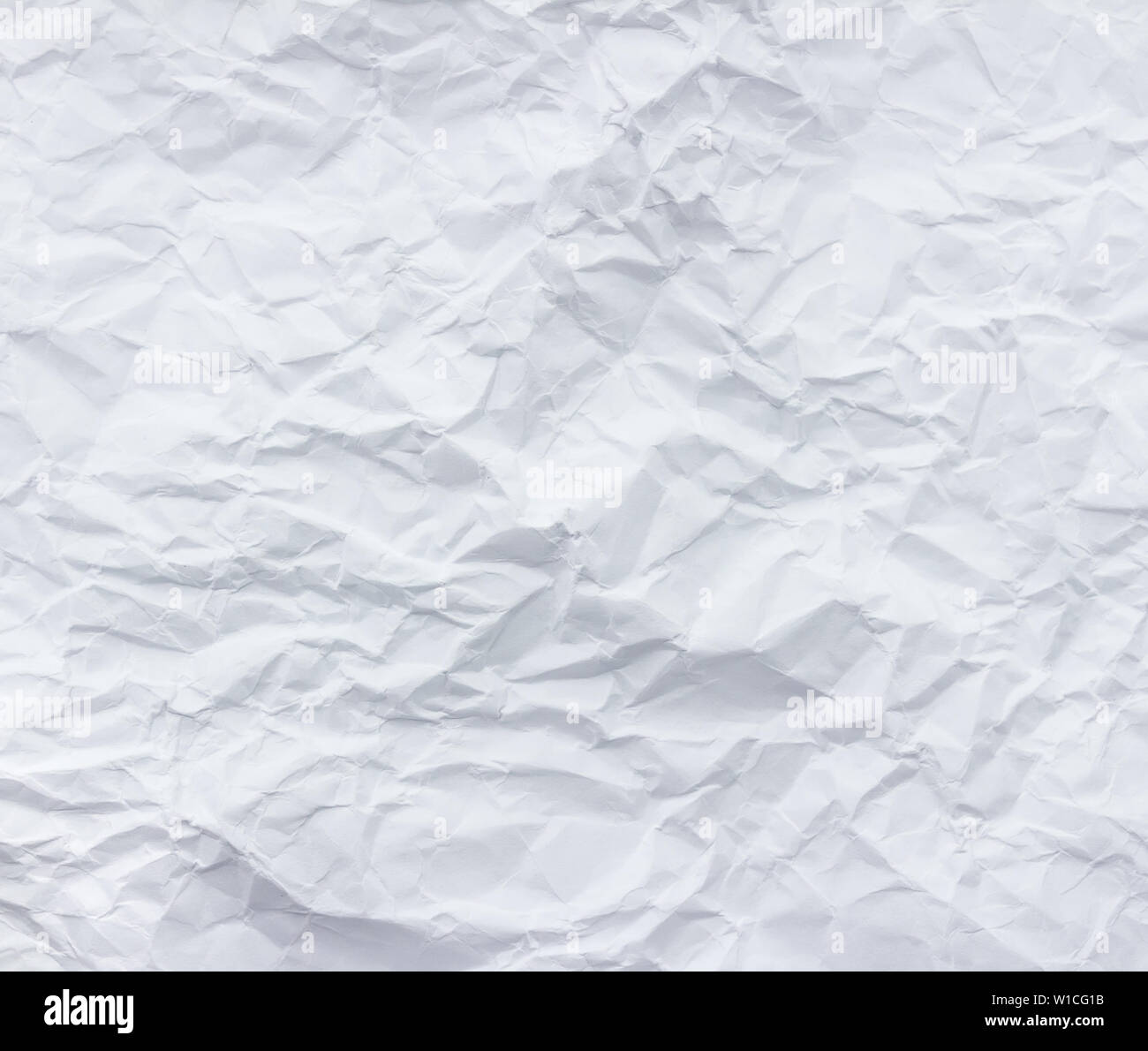 white crumpled paper background texture Stock Photo - Alamy