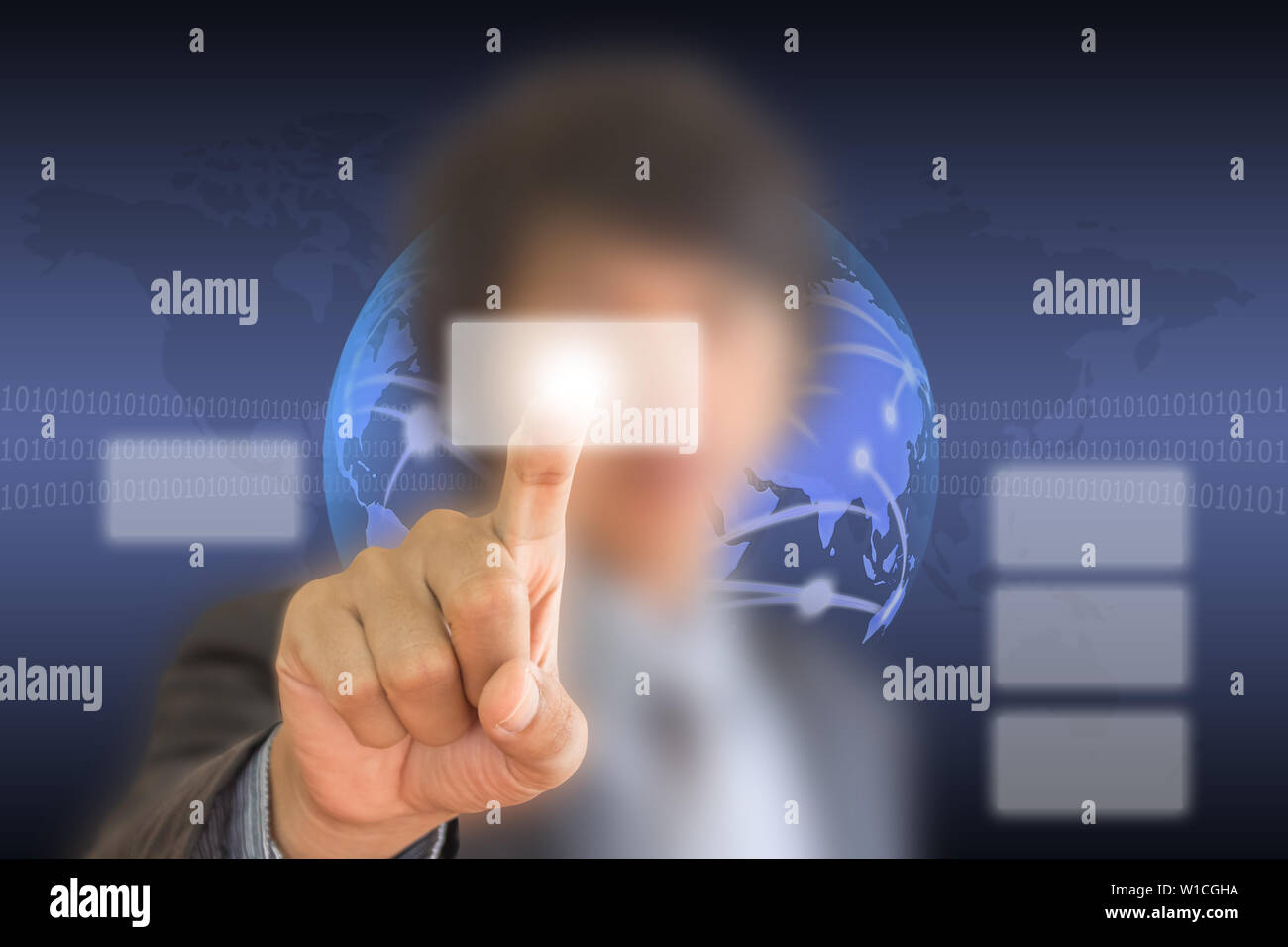 Digital virtual screen hi-res stock photography and images - Alamy