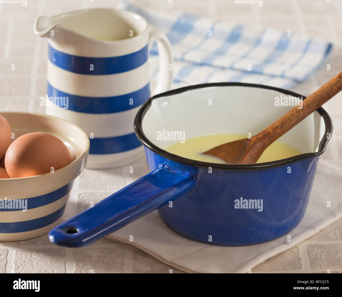 Custard jug hi-res stock photography and images - Alamy