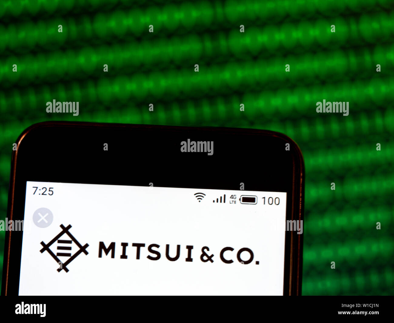 In this photo illustration the Mitsui & Co., Ltd. logo is seen ...