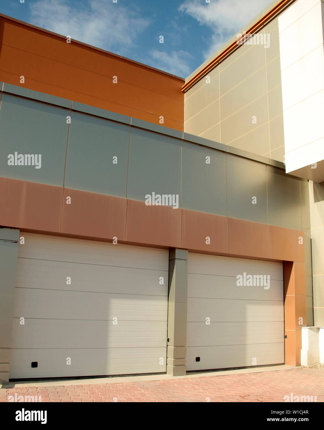 Shutter door factory Stock Photo - Alamy