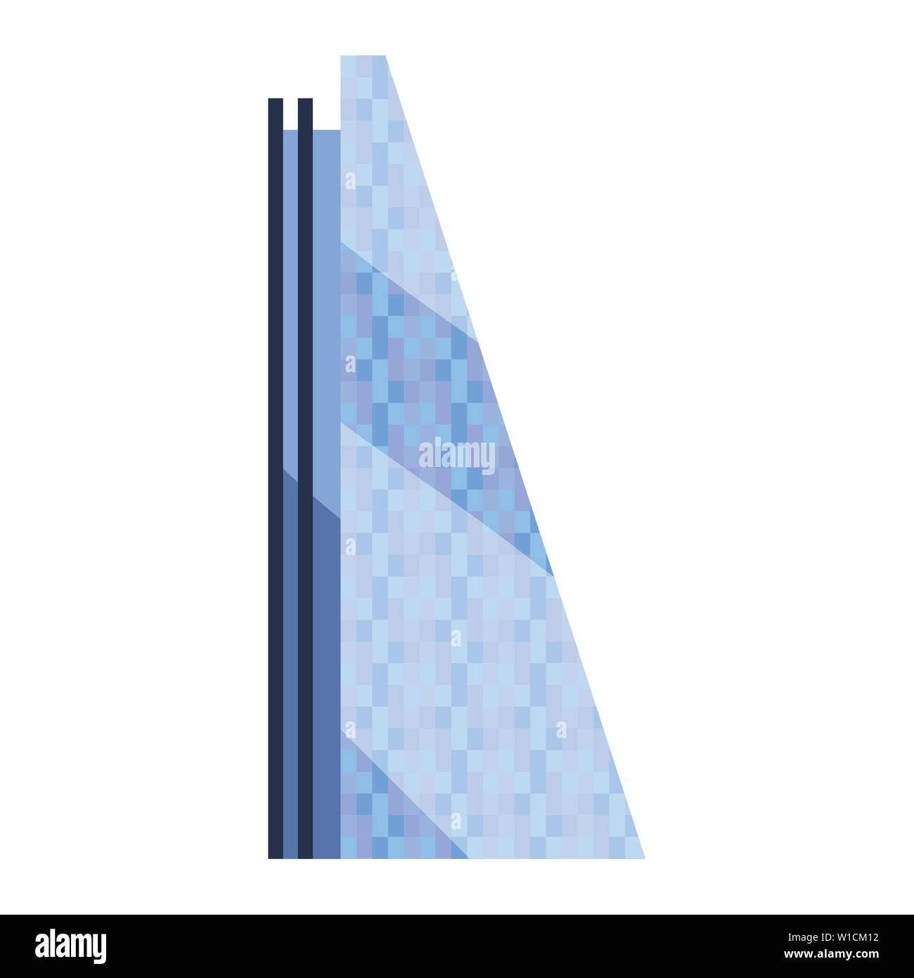 futuristic building urban tower icon vector illustration Stock Vector ...