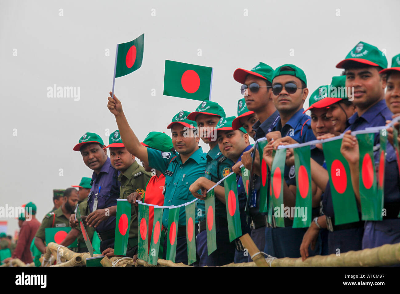 Members of the security forces participate at the event titled “Lakho ...