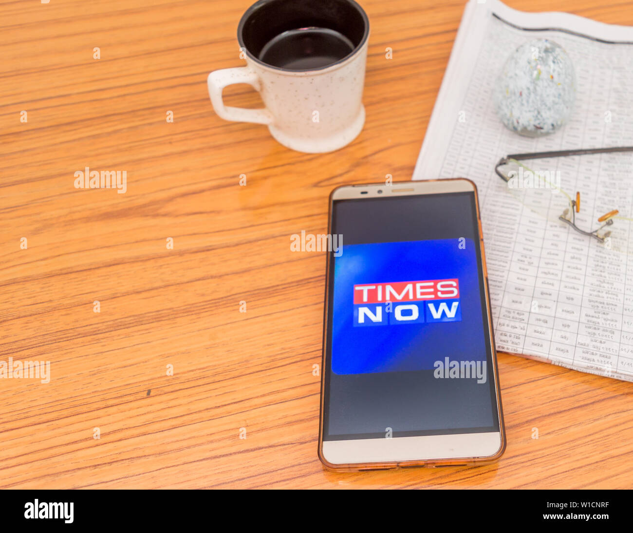 Times now logo hi-res stock photography and images - Alamy