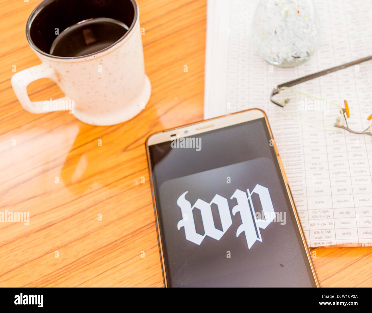Washington post app logo hi-res stock photography and images - Alamy