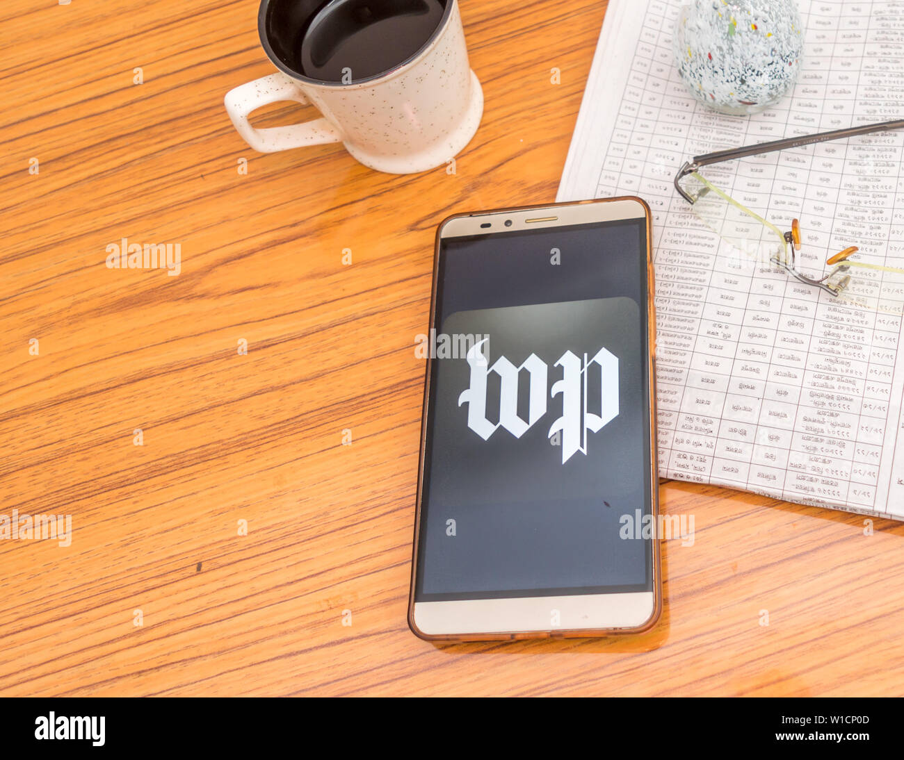 Washington post app logo hi-res stock photography and images - Alamy