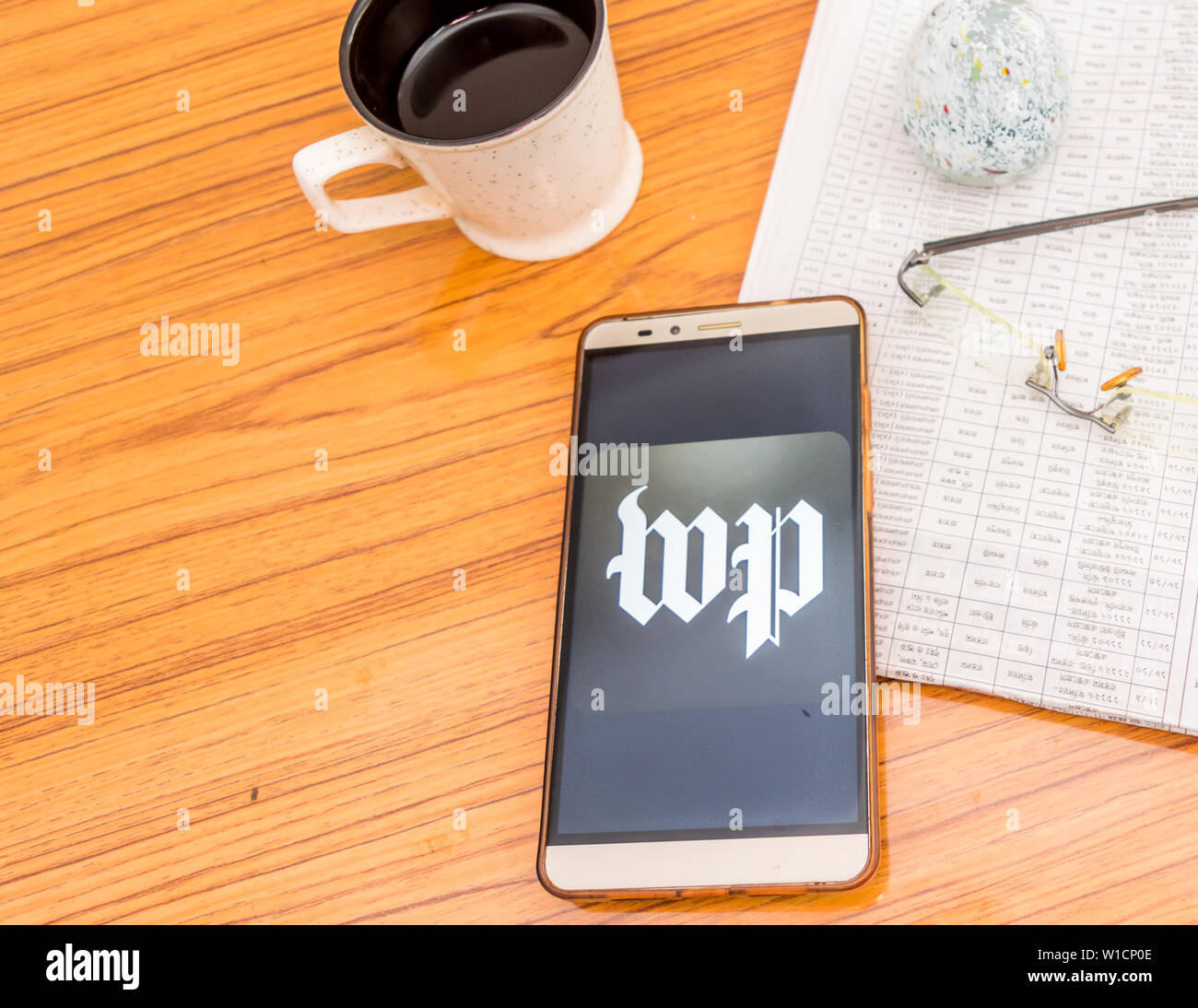 Washington post app logo hi-res stock photography and images - Alamy