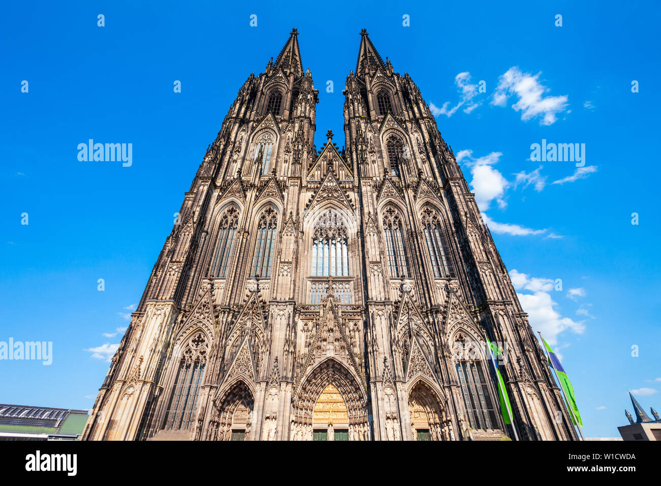 Cologne Cathedral is the main catholic church in Cologne city in ...