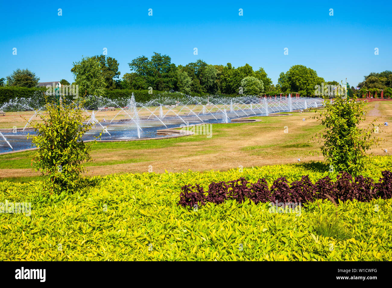 Nordpark is a public green area in the Stockum district in Dusseldorf ...