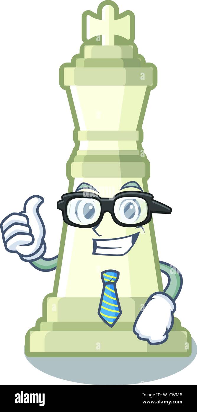 Businessman chess king on a the mascot Stock Vector Image & Art - Alamy