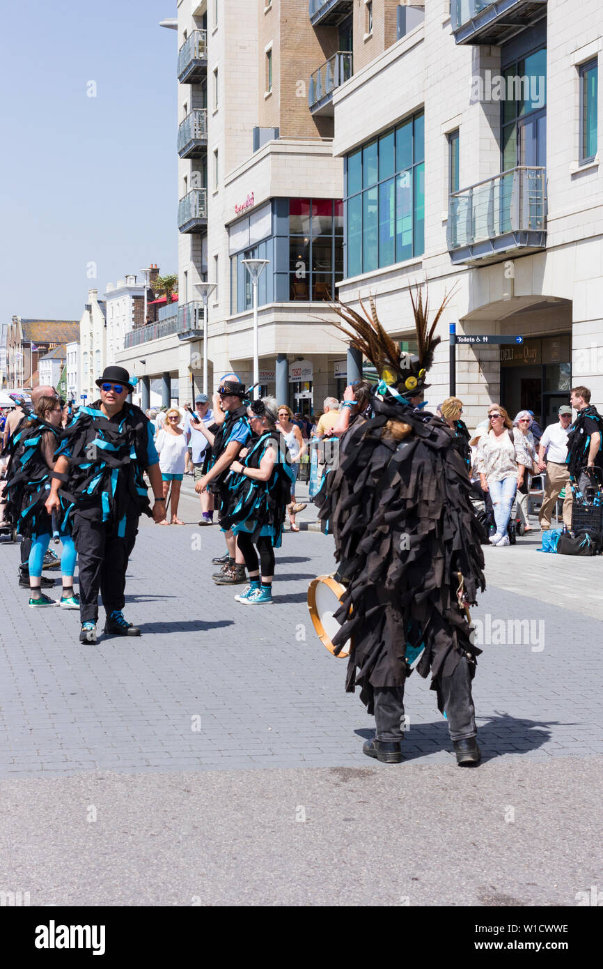 Enigma border morris dancers hi-res stock photography and images - Alamy