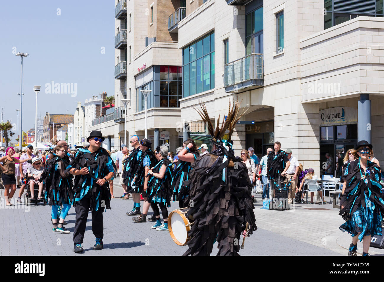 Enigma border morris dancers hi-res stock photography and images - Alamy