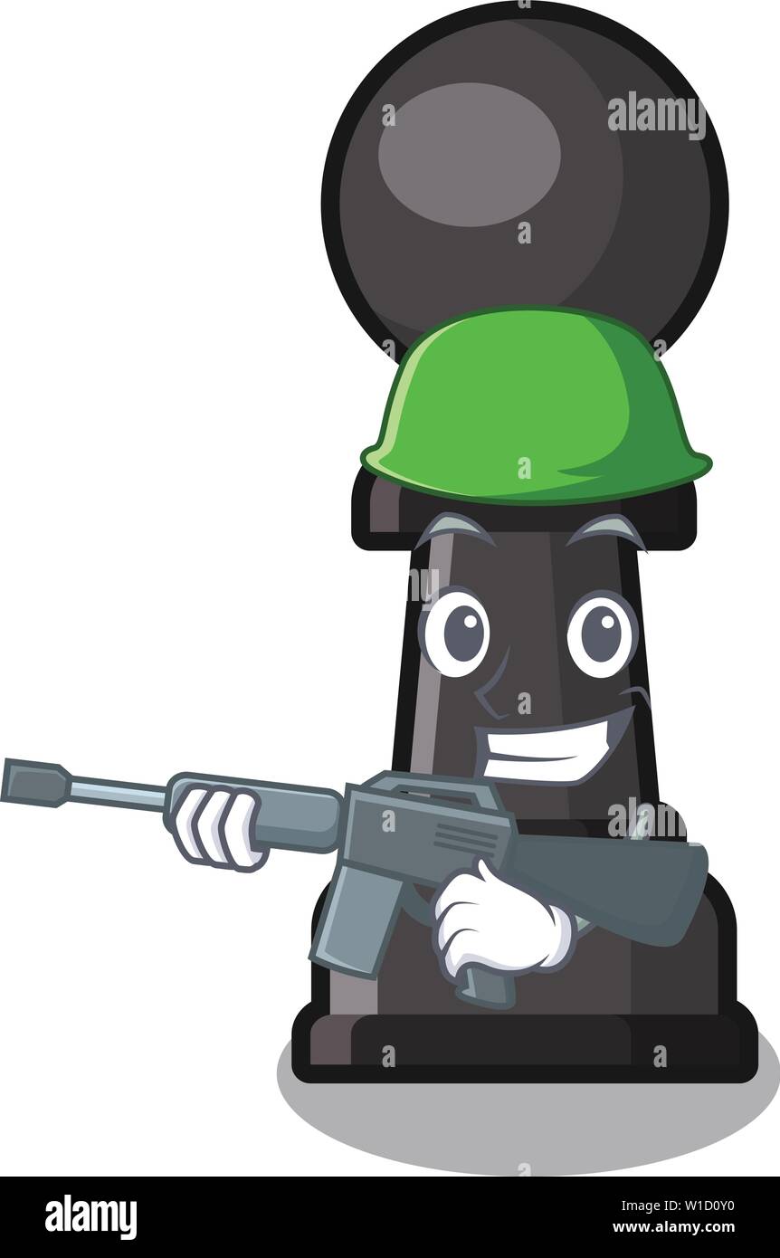 Army chess pawn isolated with the cartoon Stock Vector Image & Art - Alamy