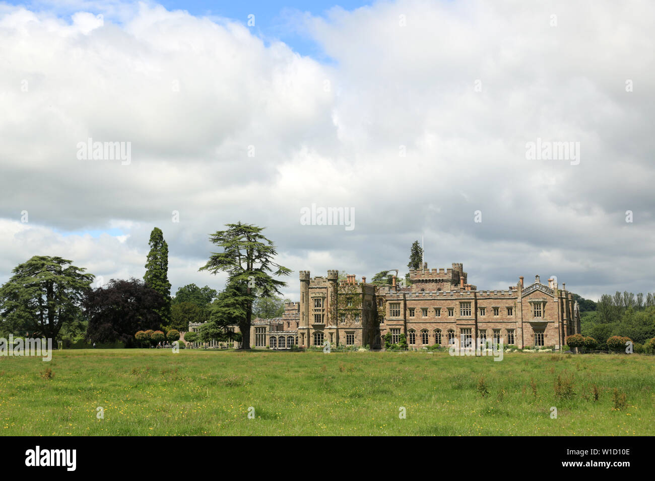 Hampton court castle, Herefordshire, England, UK Stock Photo - Alamy