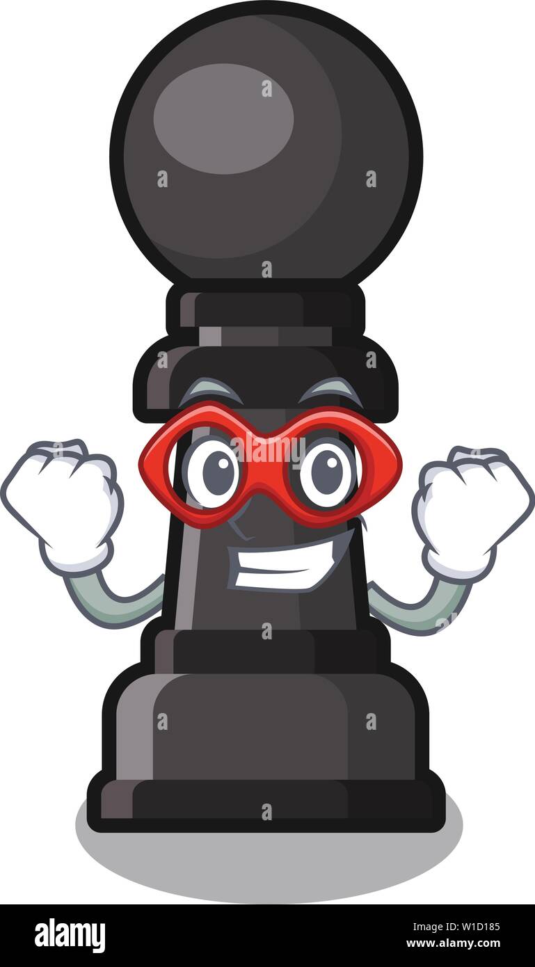 Super hero chess pawn toy the shape mascot Stock Vector Image & Art - Alamy