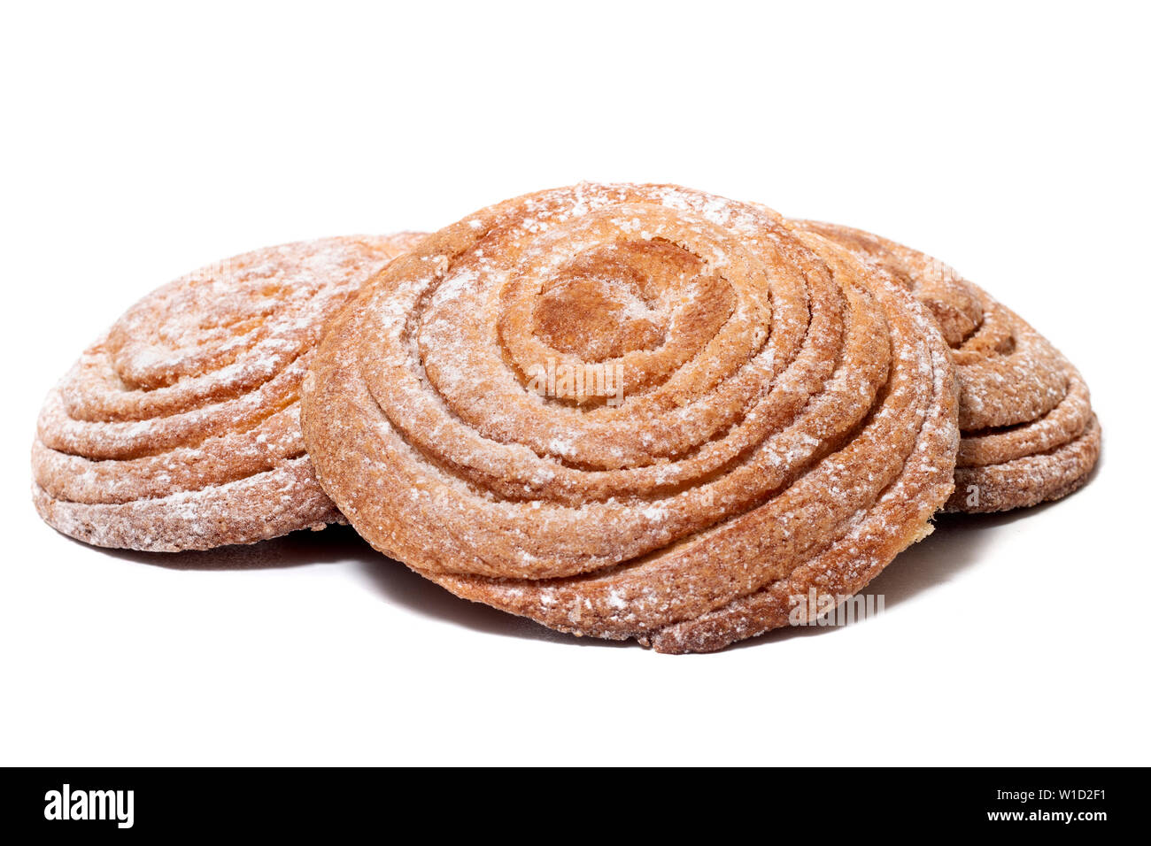 Traditional Portuguese pastry called snails of Sao Romao Stock Photo ...
