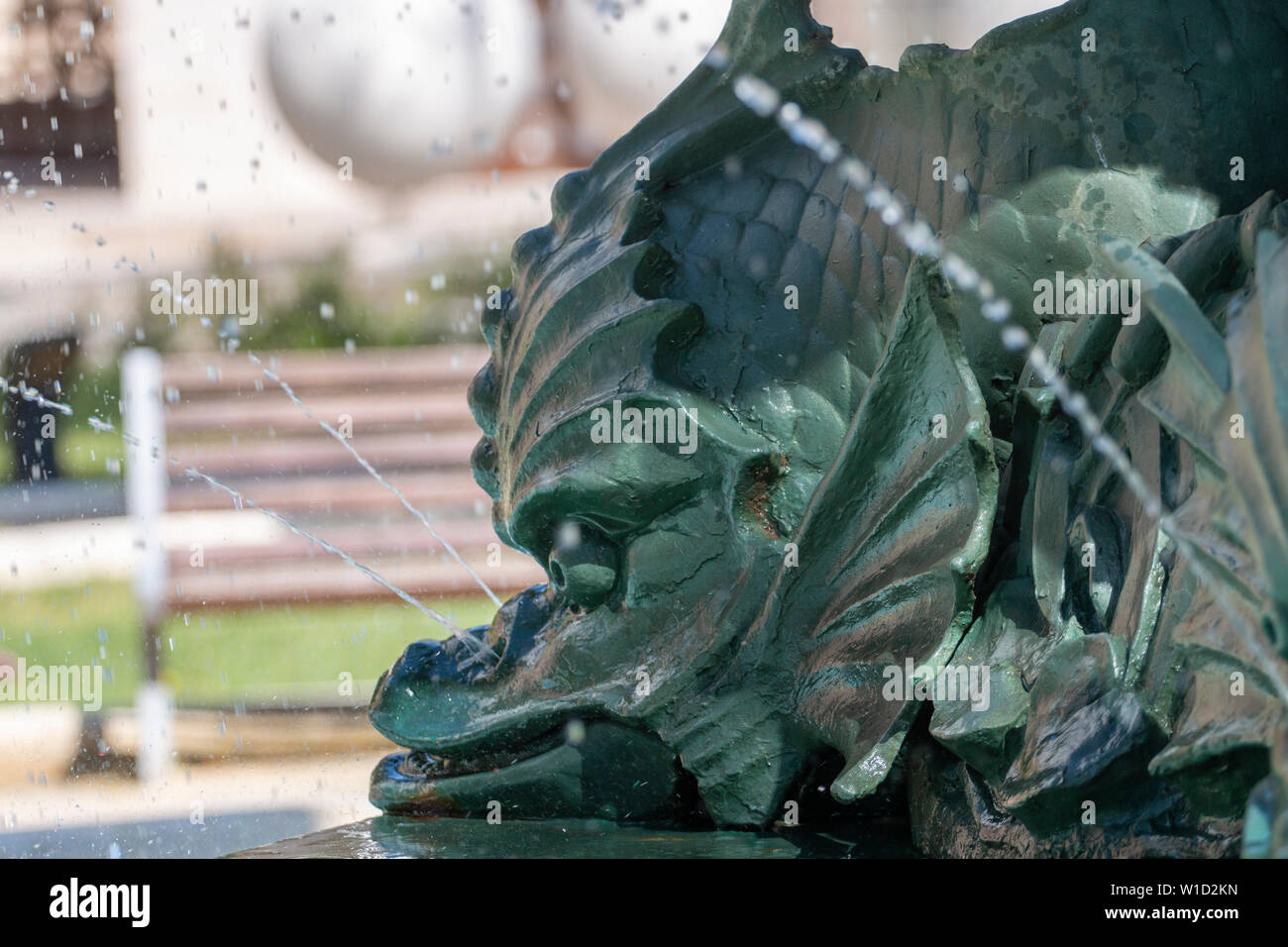 Bronze fish spout hi-res stock photography and images - Alamy