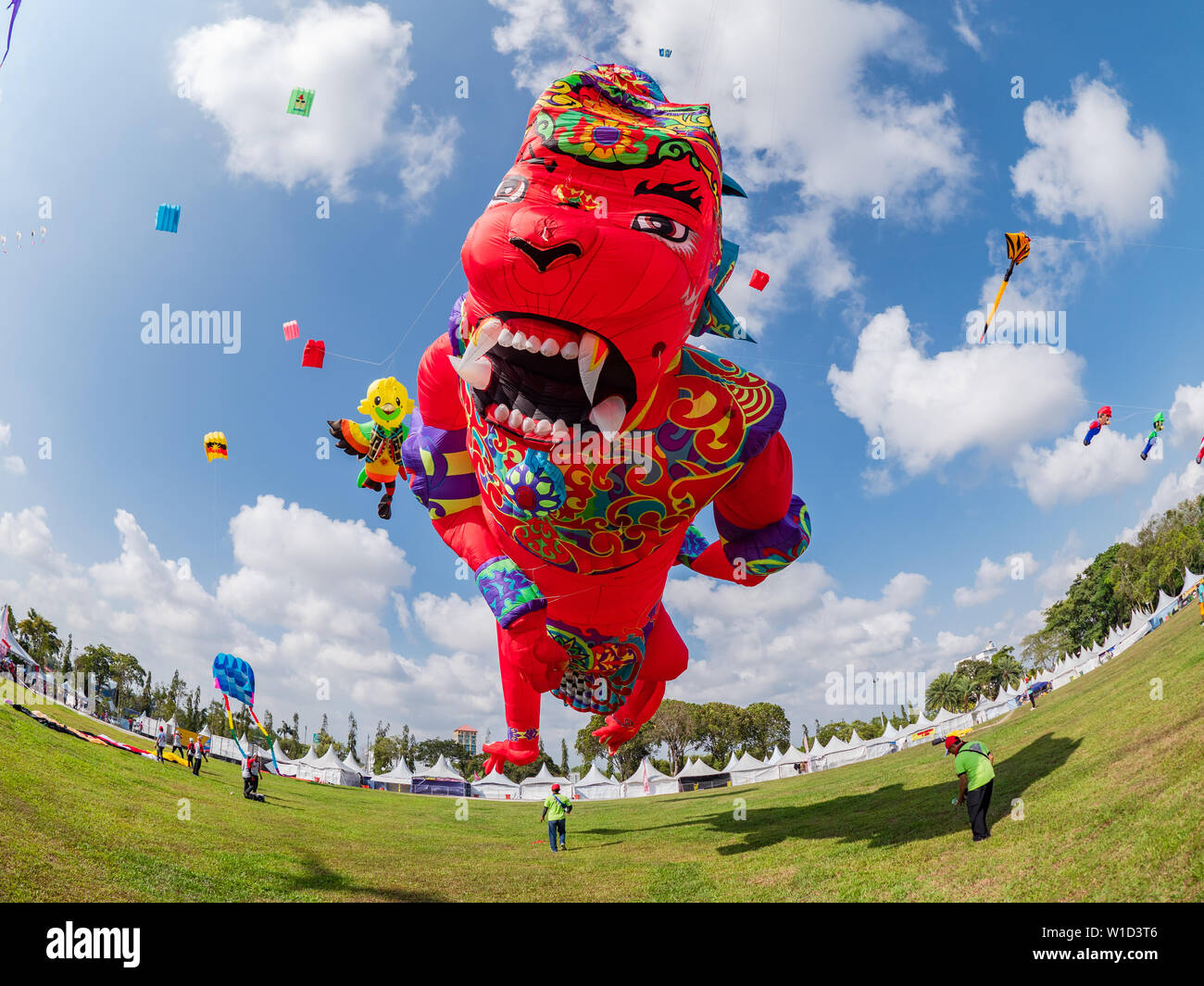 Pasir Gudang, Malaysia - March 1, 2019: Soft kite in traditional ...