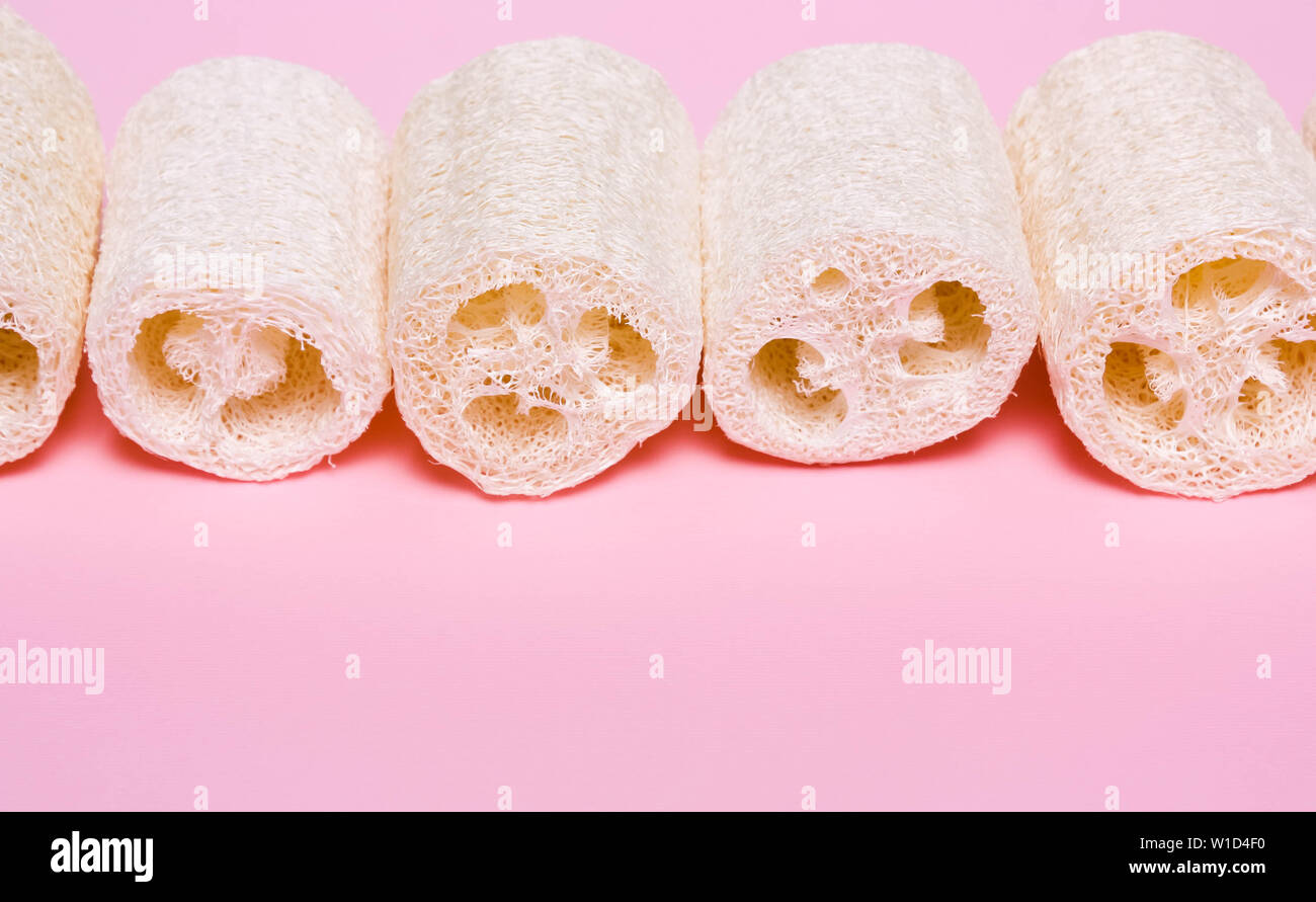 Pink loofah hi-res stock photography and images - Alamy