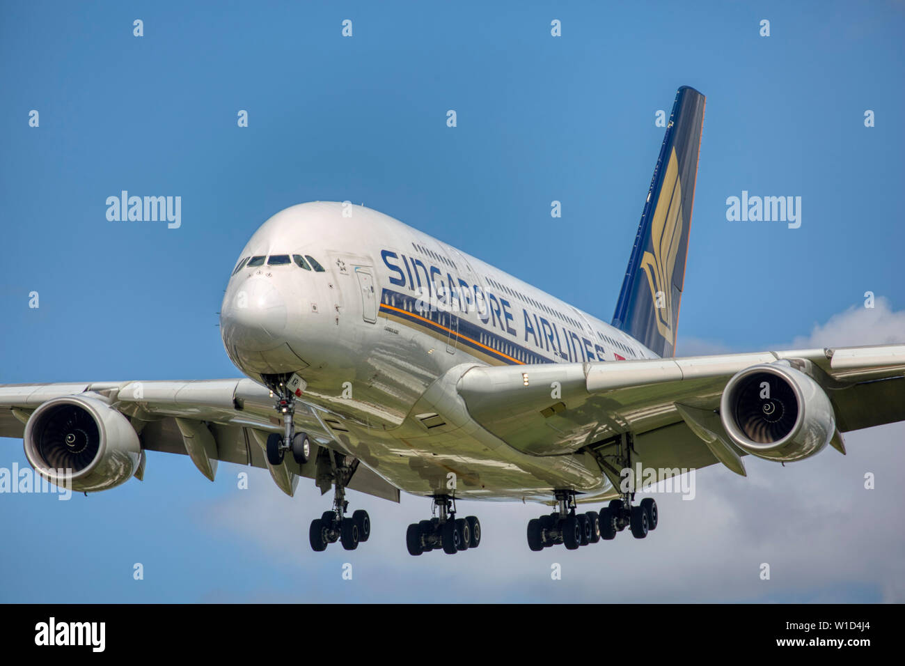 Singapore Airbus A380 800 Jet