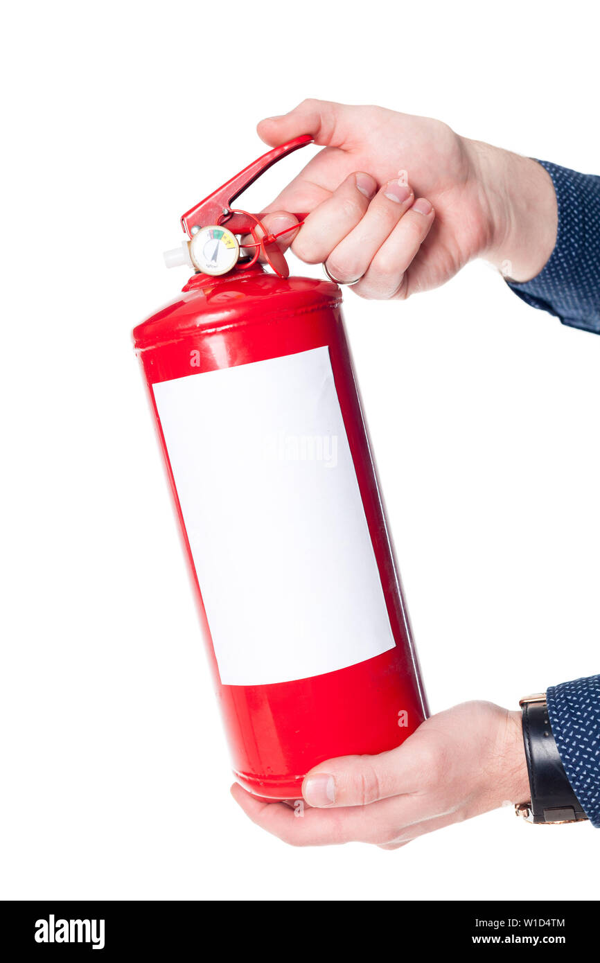 Home using fire extinguisher hi-res stock photography and images - Alamy