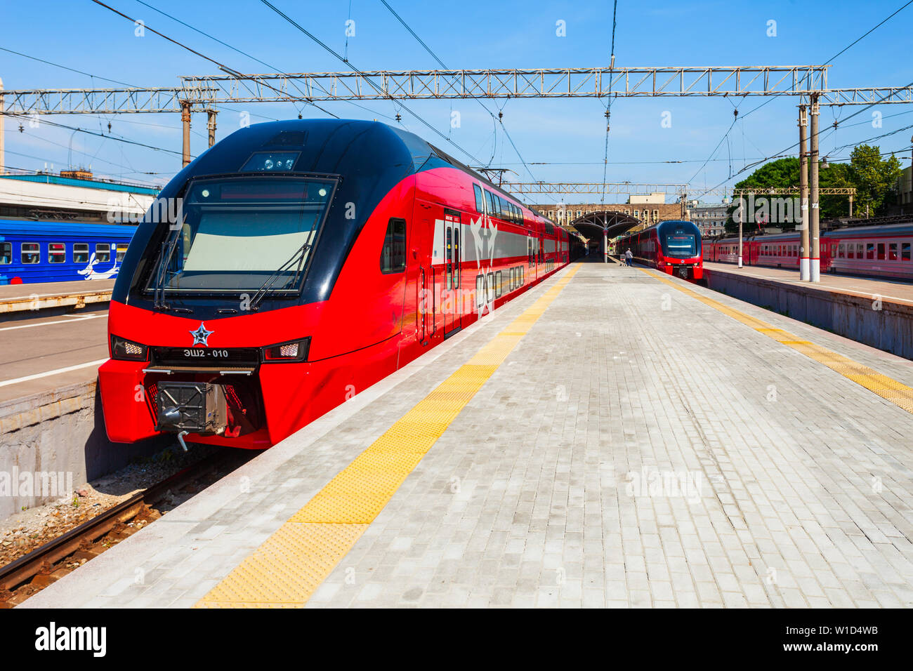 Aeroexpress train moscow hi-res stock photography and images - Alamy