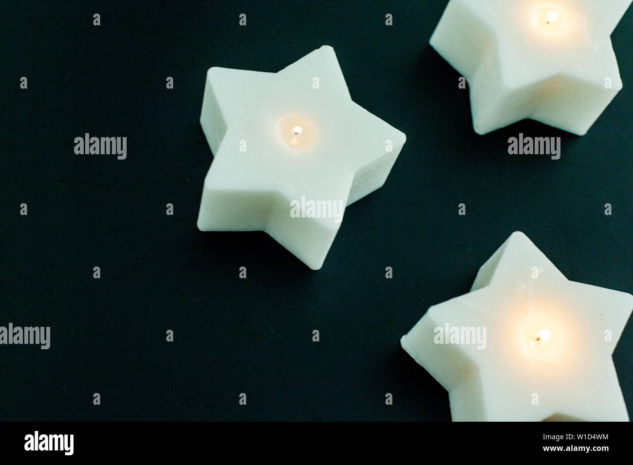 Star shaped candles Stock Photo - Alamy