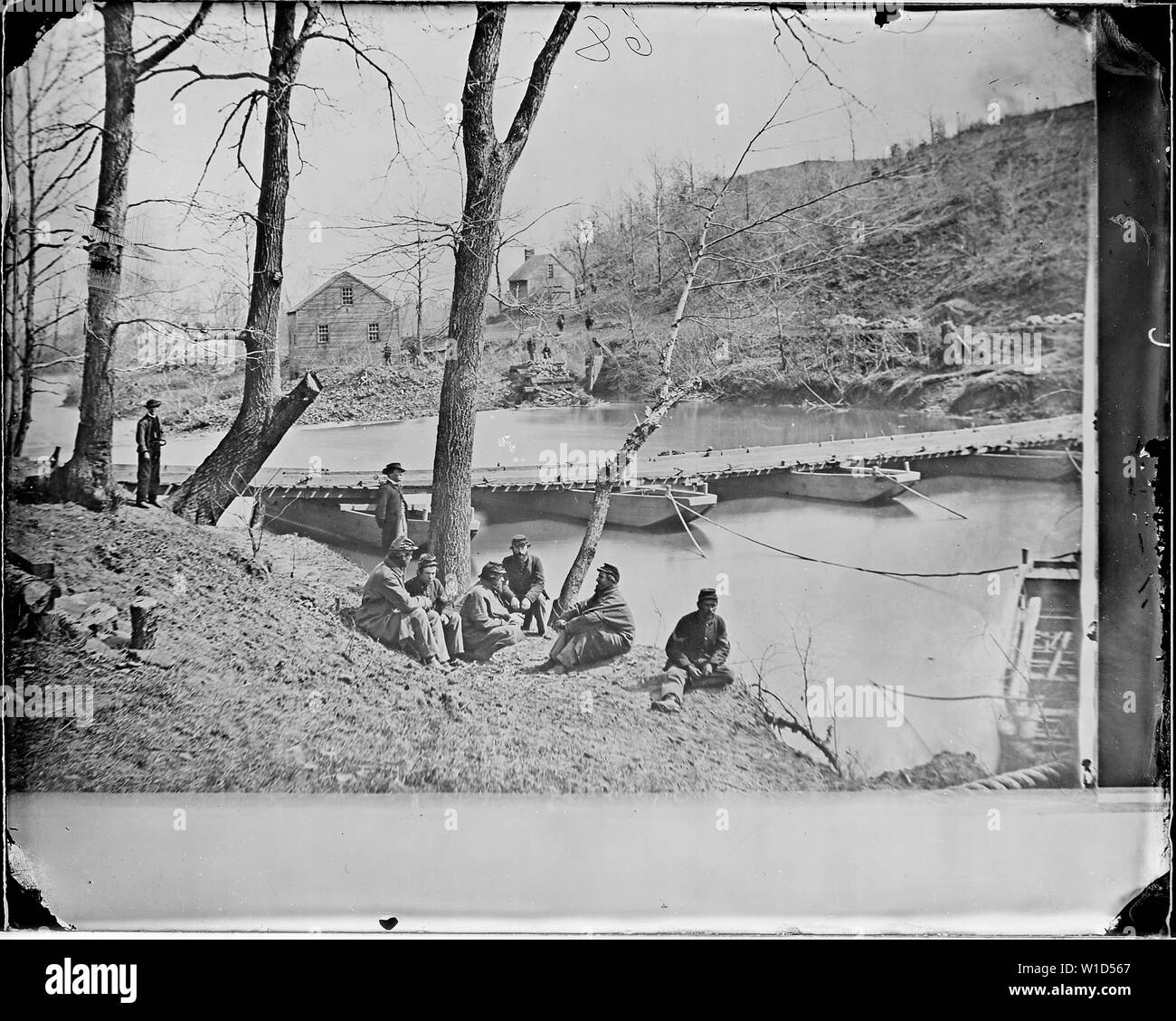 Ford on Bull Run. Blackburn's Ford Stock Photo - Alamy