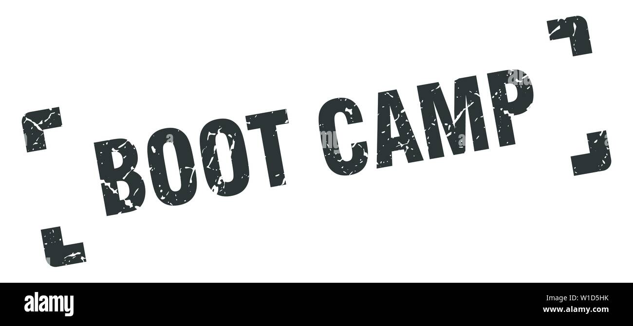 boot camp stamp. boot camp square grunge sign. boot camp Stock Vector ...